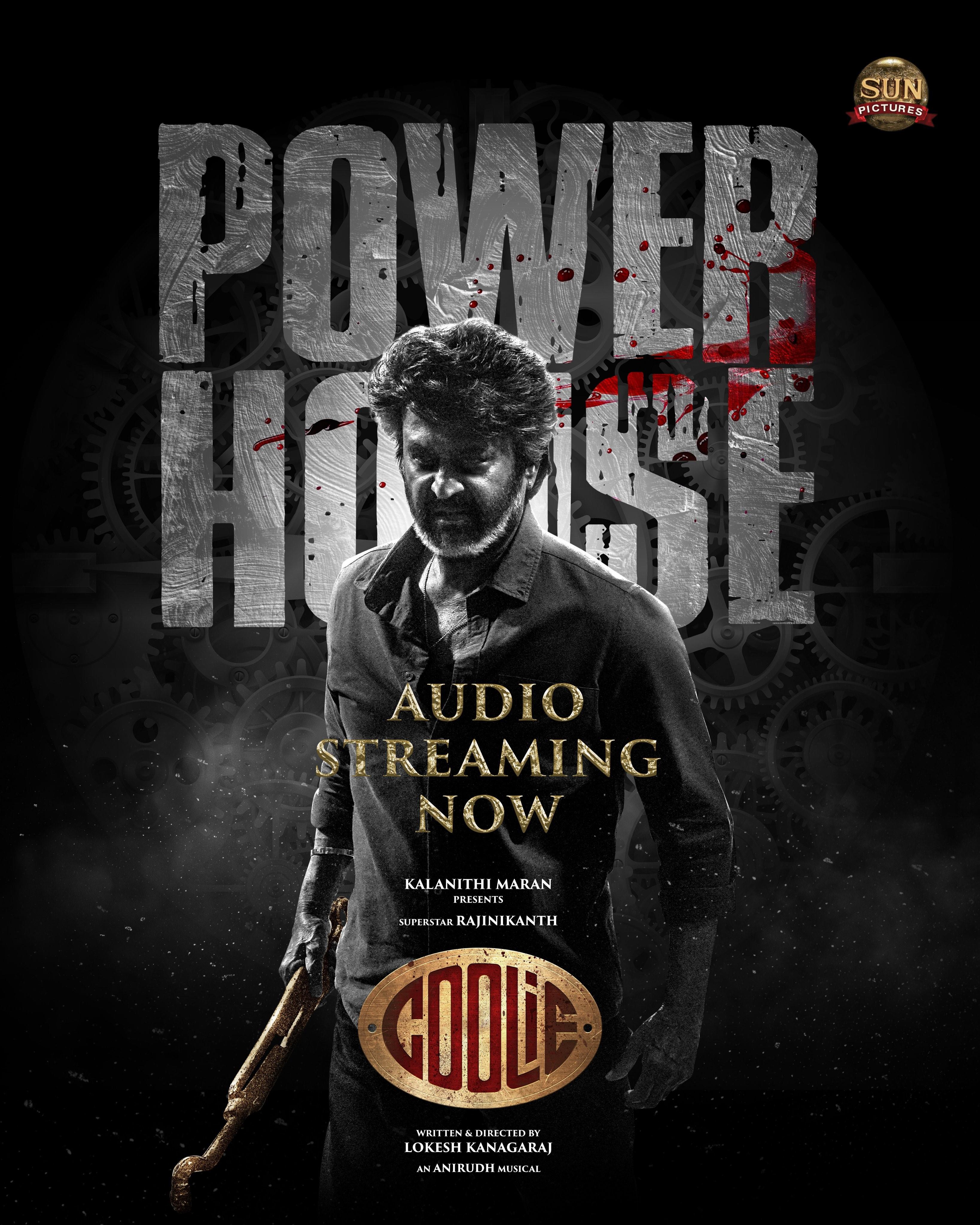 Coolie third single Power House feat. Rajinikanth ad lib out now! Tamil Movie, Music Reviews and ...